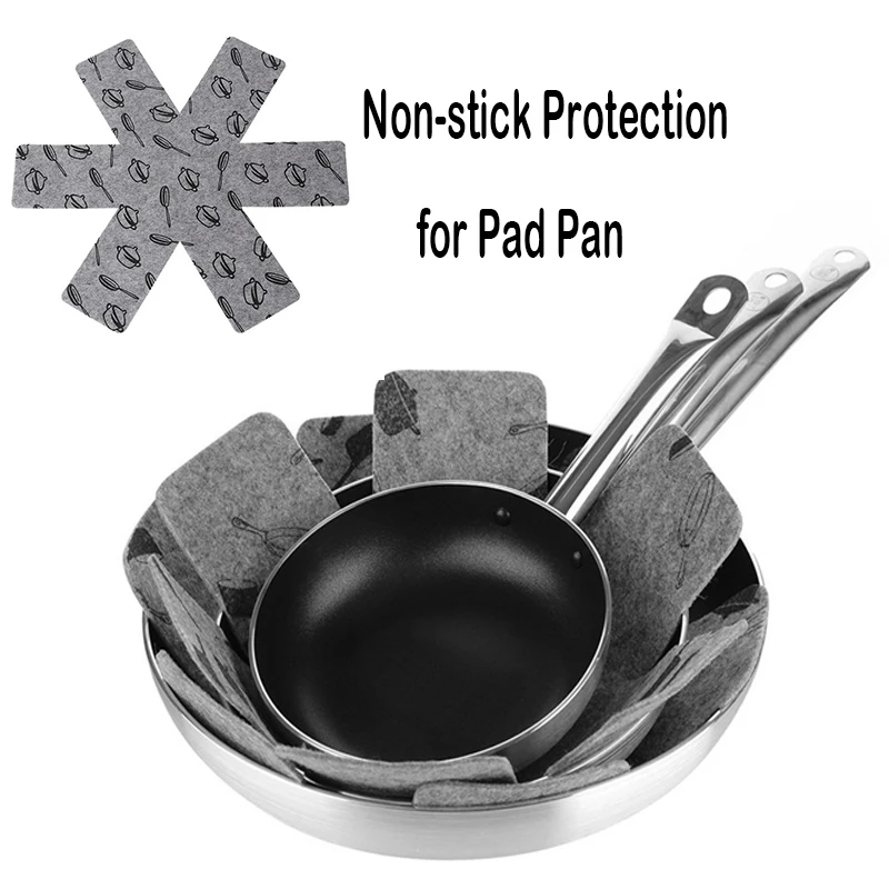 Non-stick-1-3-pcs-Protect-Cookware-Surfaces-Pan-Pad-to-Prevent ...