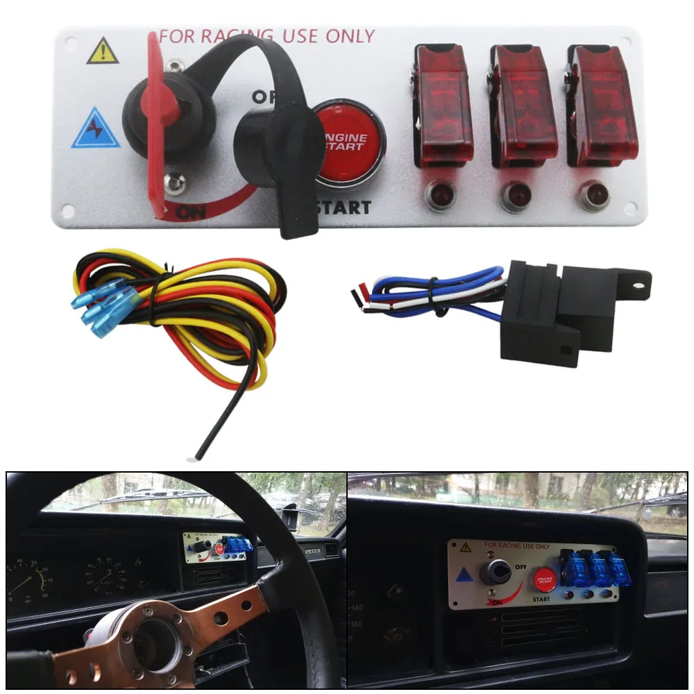 Interruptor-do-painel-para-carro-de-corrida-Auto-LED-Toggle-Switches ...