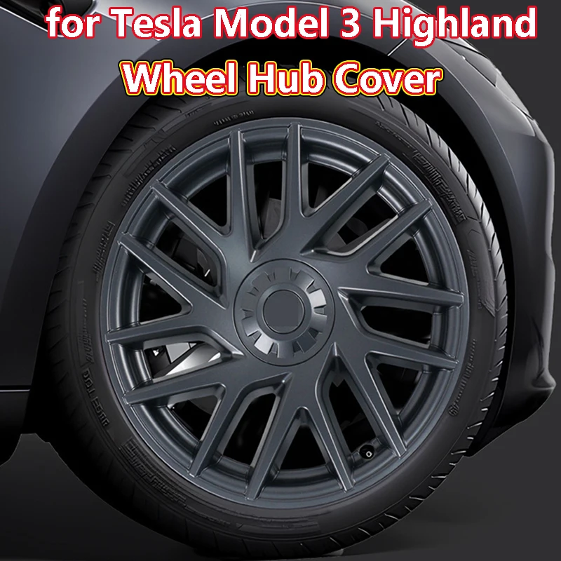 for Tesla Model 3 Highland 2024 Wheel Hub Cover Body Kit Accessories ...