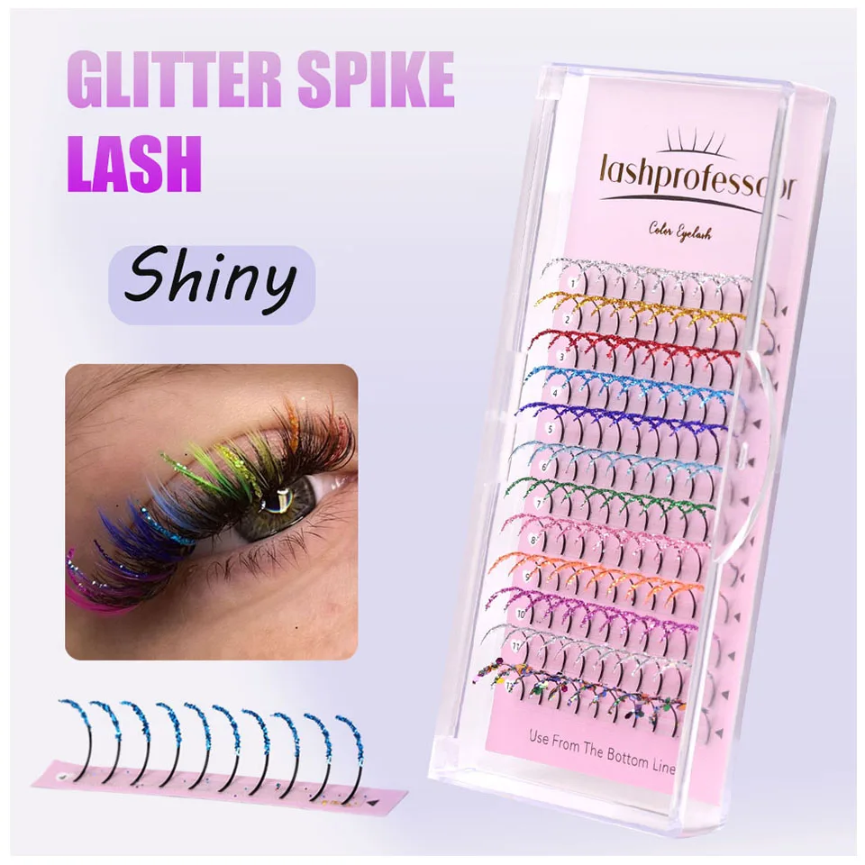 Lashprofessor-Mix-Colored-Glitter-Eyelash-Shiny-Premade-Spike-Lashes ...