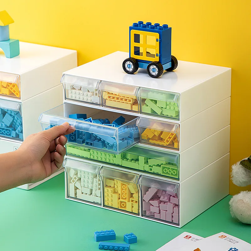 Desktop-Drawer-Storage-Box-Stackable-Building-Blocks-Organizer ...