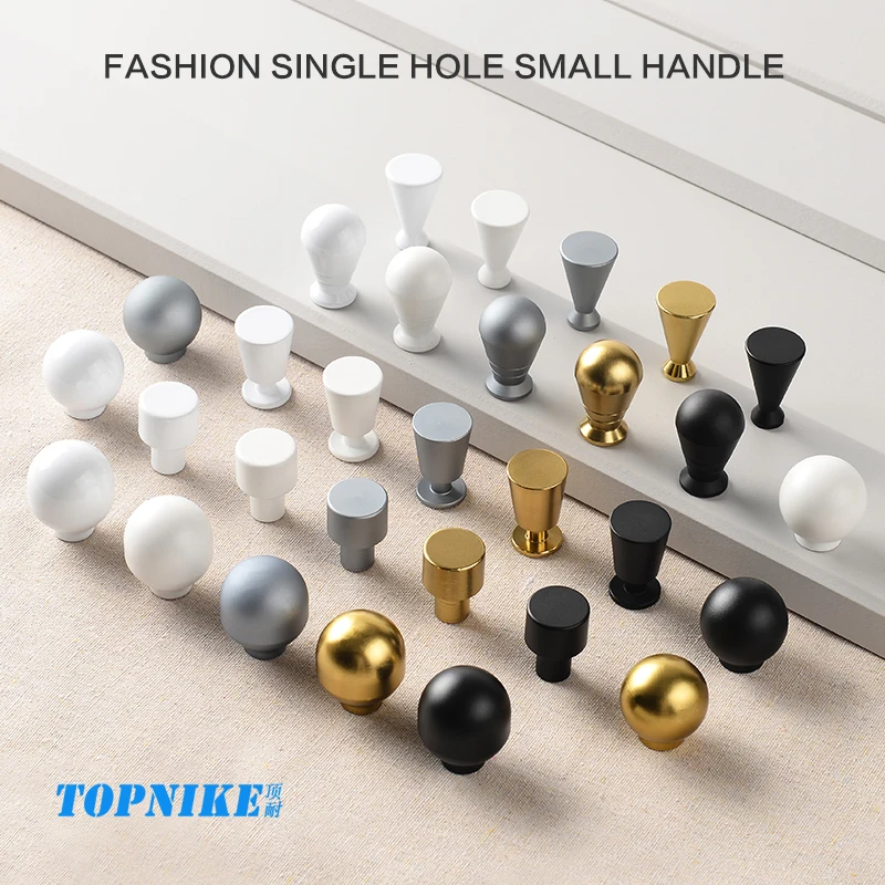 Modern-Simple-Round-Black-Handle-Drawer-Wardrobe-Cabinet-Door-White-Small-Mini-Knobs-for ...