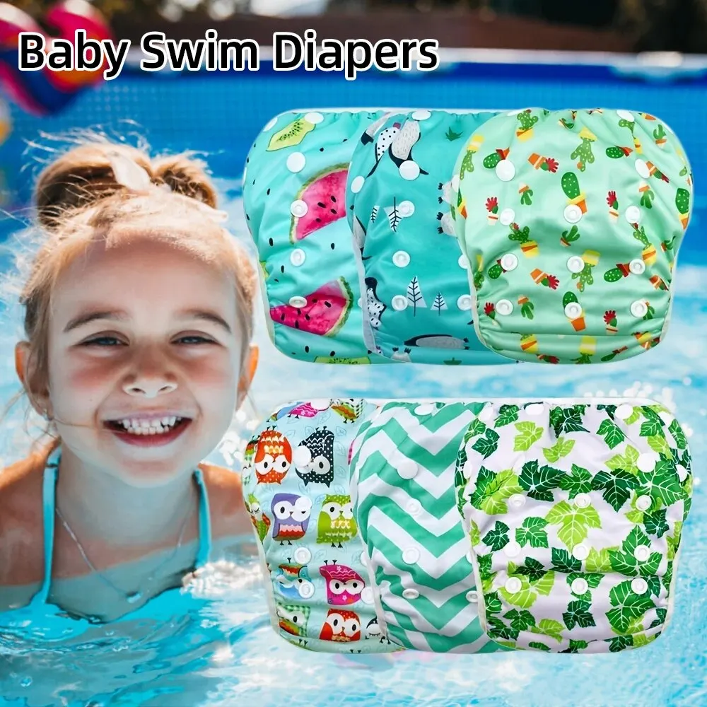 1PC-Baby-Summer-Reusable-Adjustable-Cloth-Diapers-Pool-Pant-Swimming ...