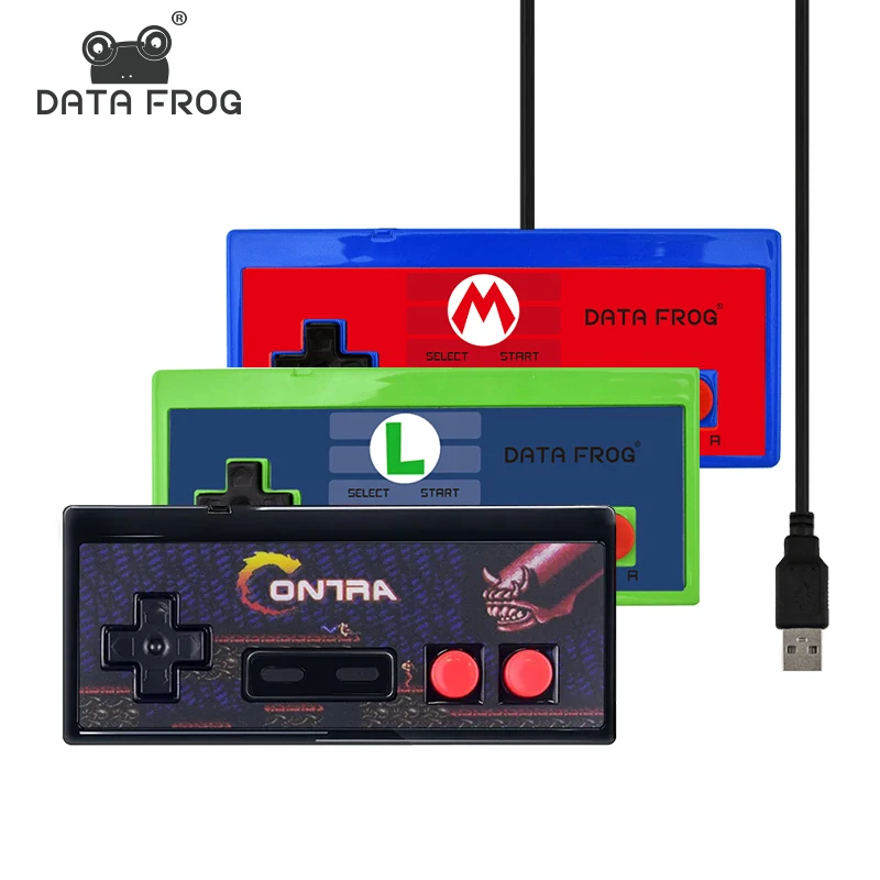 Data-Frog-mando-para-videojuegos-Joystick-para-Nintendo-SNES-Windows-7 ...