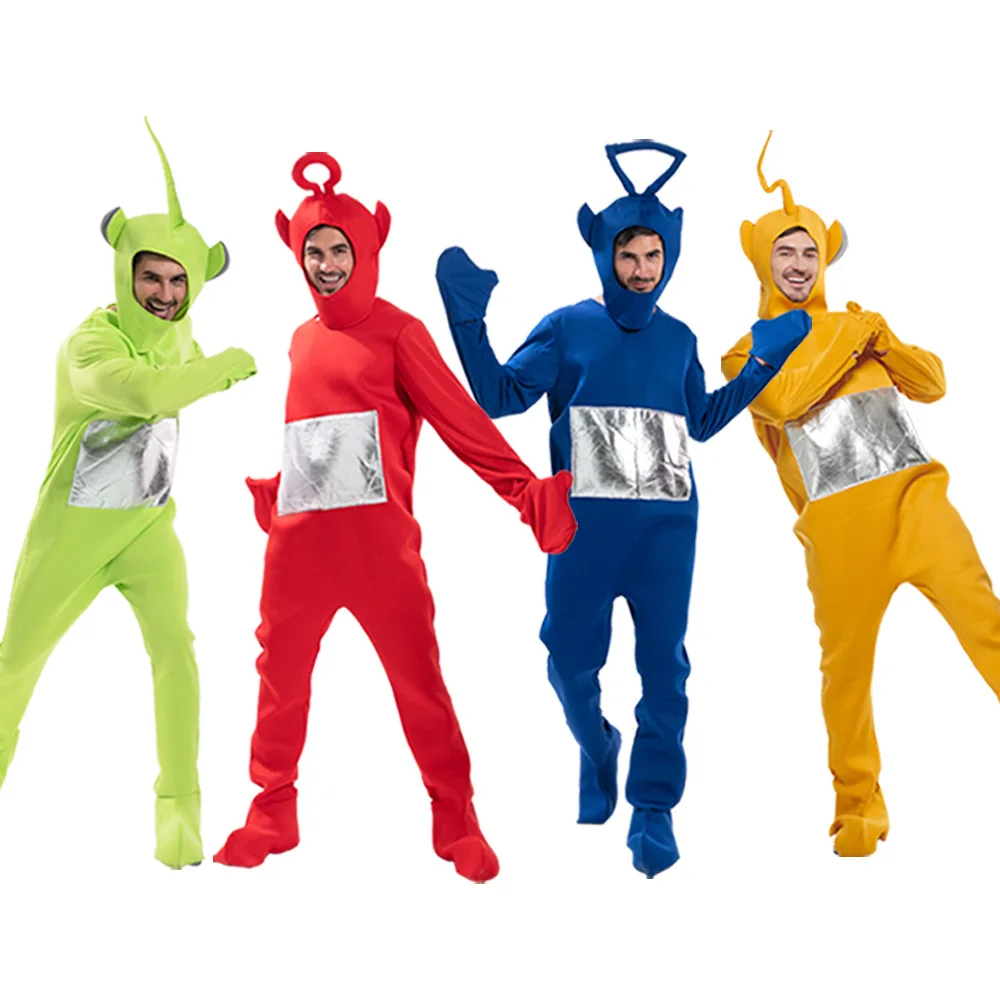 Adult-Teletubbies-Cosplay-Costume-Jumpsuit-Funny-Tinky-Winky-Dipsy-Laa ...