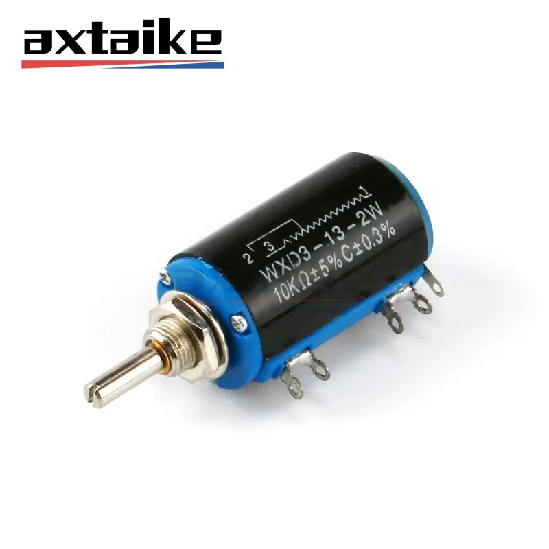 WXD3-13-2W Rotary Side Multiturn Potentiometer 1K 2.2K 3.3K 4.7K 5.6K 6 ...