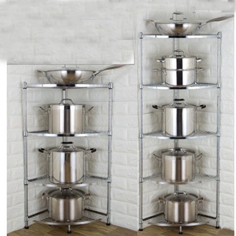 Kitchen-stainless-steel-pot-rack-place-pot-rack-shelf-thickening ...
