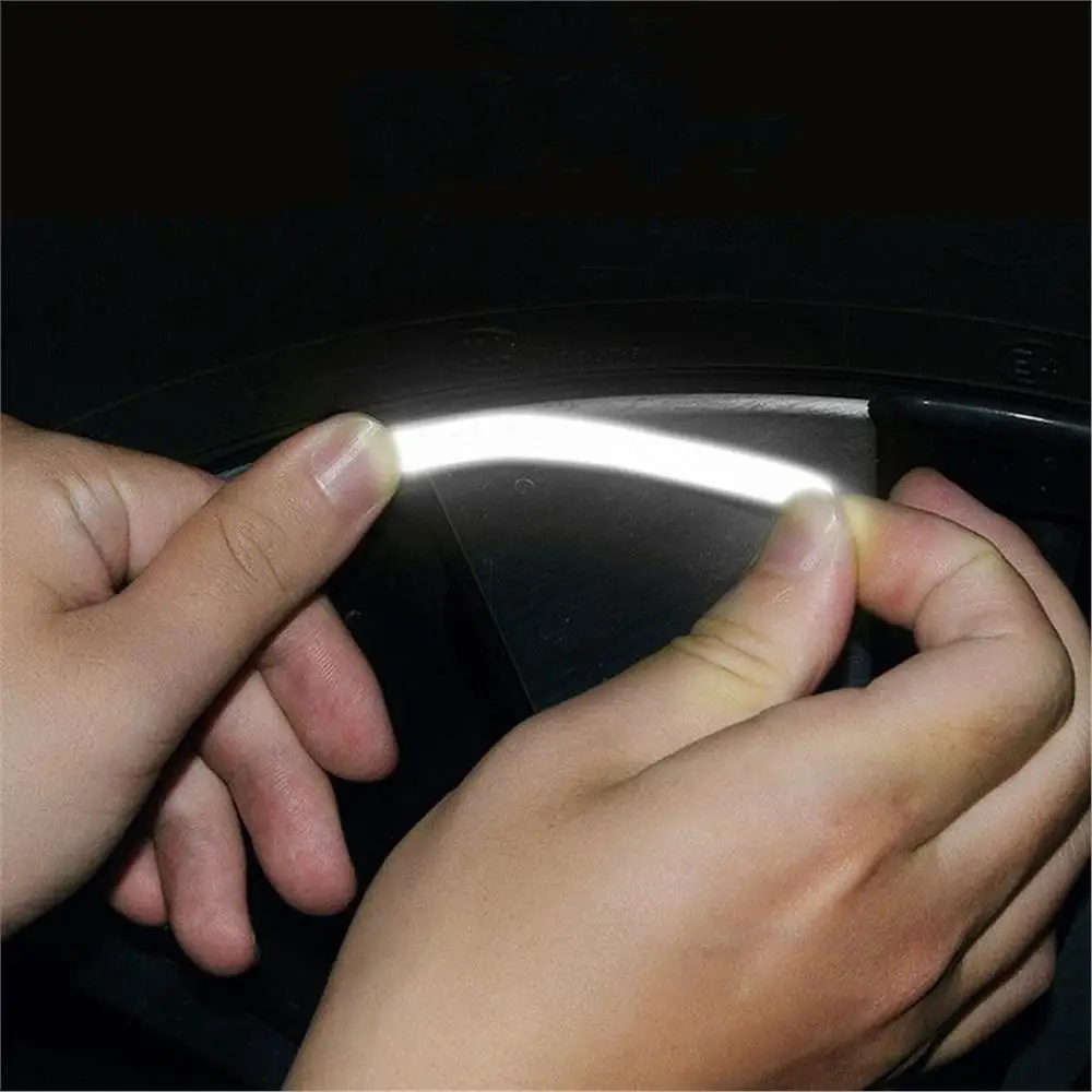 20pcs Car Wheel Hub Reflective Sticker Tire Rim Reflective Strips ...