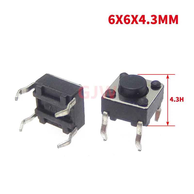 20PCS-100pcs-6-6-4-3-Panel-PCB-Momentary-Tactile-Tact-Push-Button-Micro ...