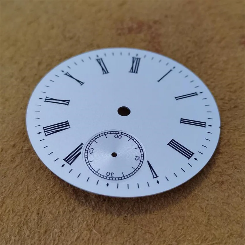 Roman-Scale-Watch-Dial-37mm-Watch-Date-Plate-For-ETA-6498-ST3621 ...
