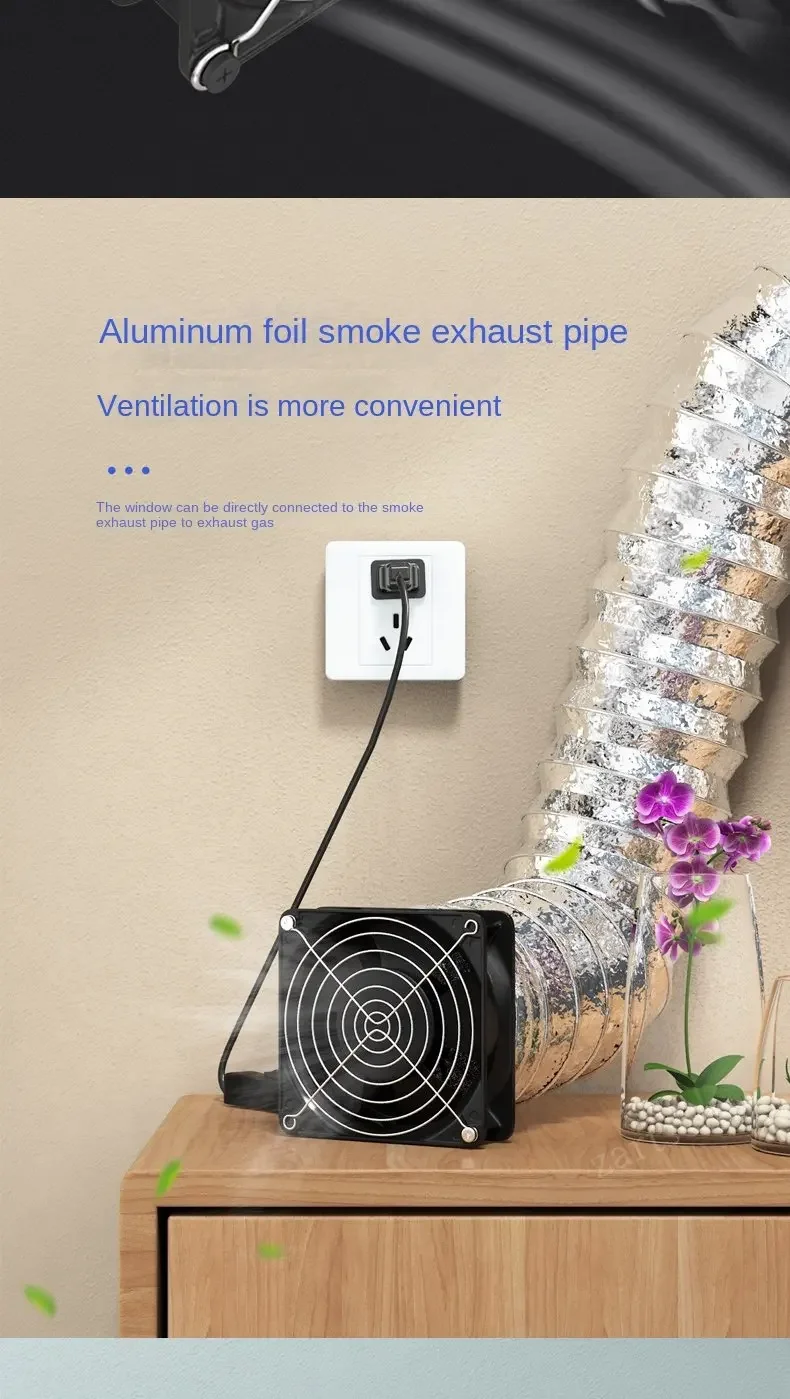 Domestic Fume Exhauster Strong Exhaust Fan Rental Room Kitchen Exhaust ...