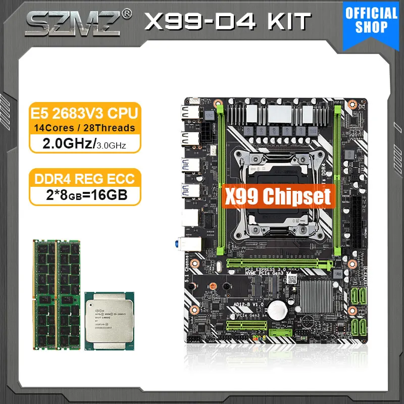 SZMZ-X99-D4-motherboard-Xeon-Kit-Multi-Core-Multi-Thread-Creator-X99 ...