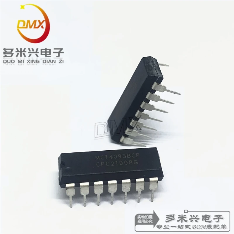 5-20-piezas-MC14093BCP-MC14093-DIP14-cuatro-2-entradas-y-disparador-no ...