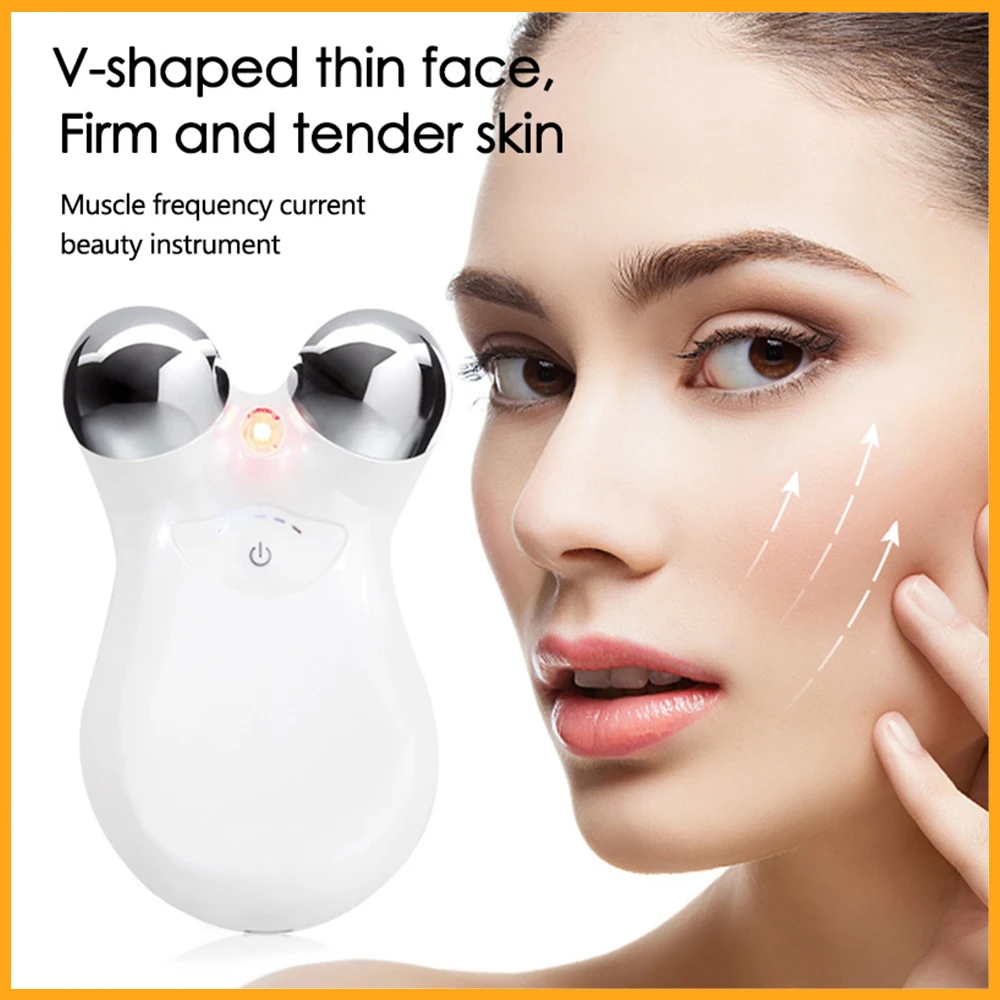 Electric Micro-Current Face Massager 3D EMS Firming Micro Current ...