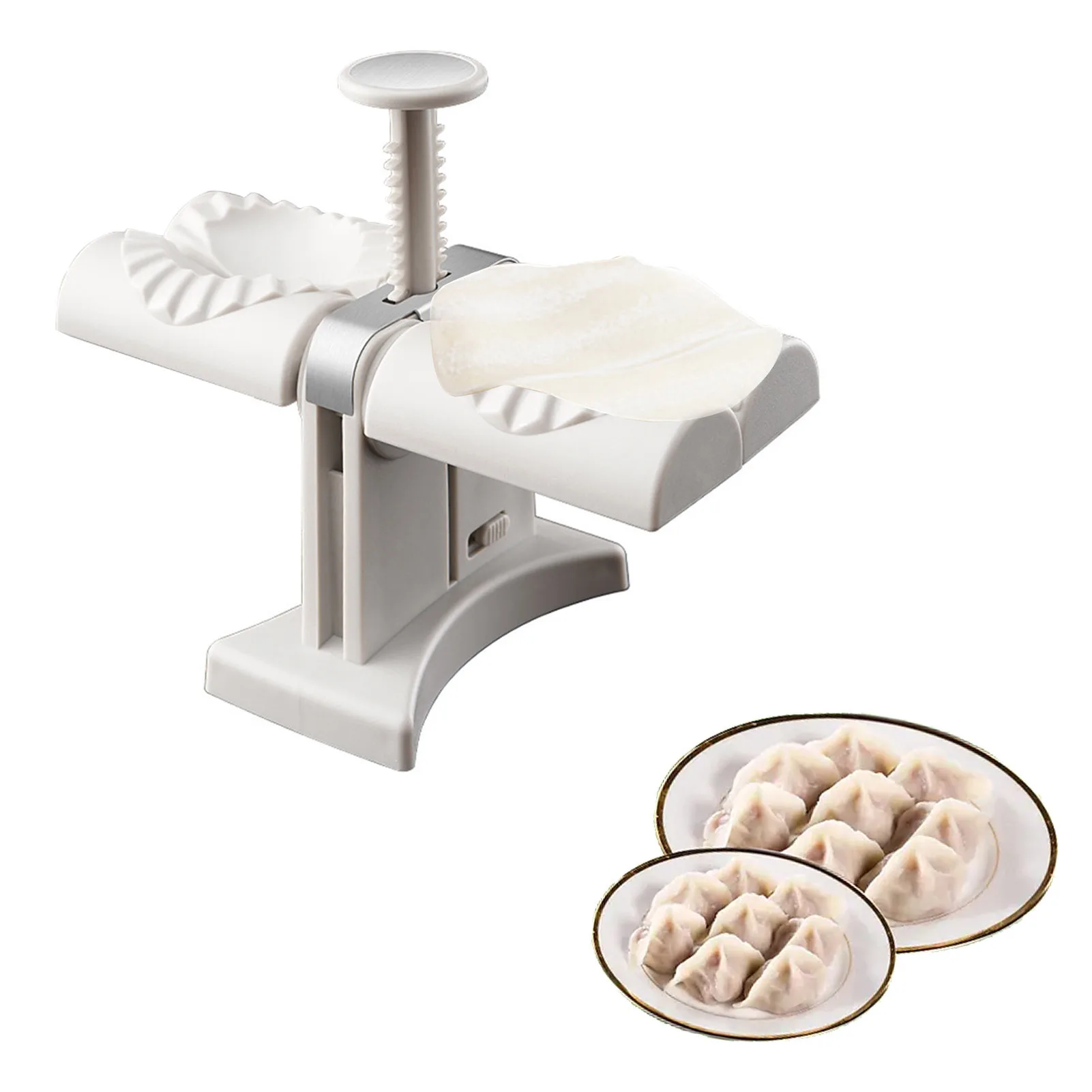 Dumpling Making Equipment Stainless Steel Manual Dumpling Press Set ...