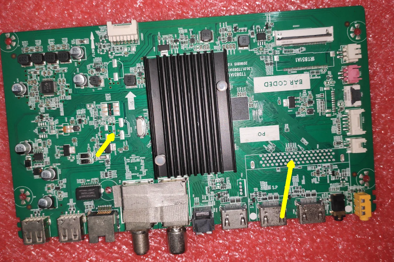TTD851A1 1RT851A1 75d8001 1RT851A1S2A V8-T851TNF-LF1V282 TV motherboard ...