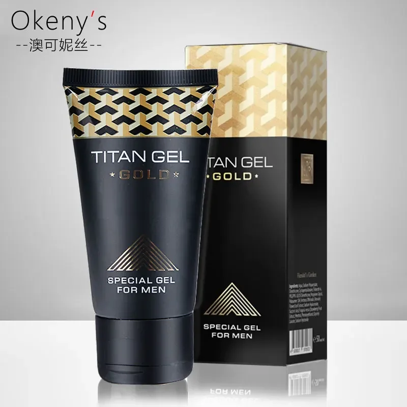 TITAN GEL Penis Enlargement Cream GOLD Intimate Gel for Man for Dick ...