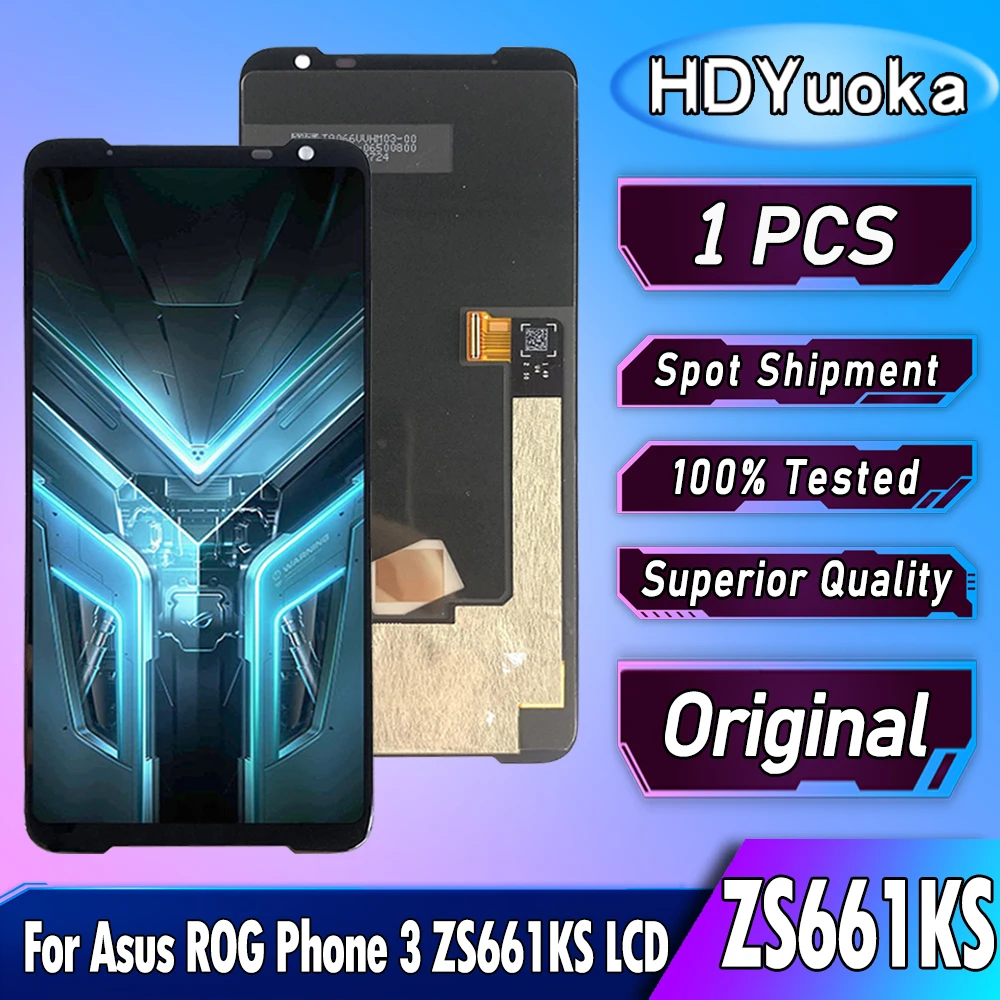 6-59-Original-For-Asus-ROG-Phone-3-LCD-ZS661KS-Display-Touch-Panel ...
