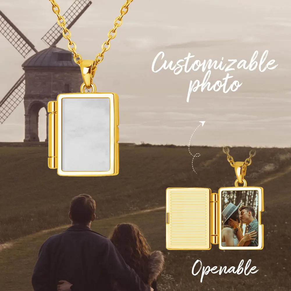 New-Arrival-Photo-Album-Pendant-Necklace-Personalized-photo-Jewelry ...