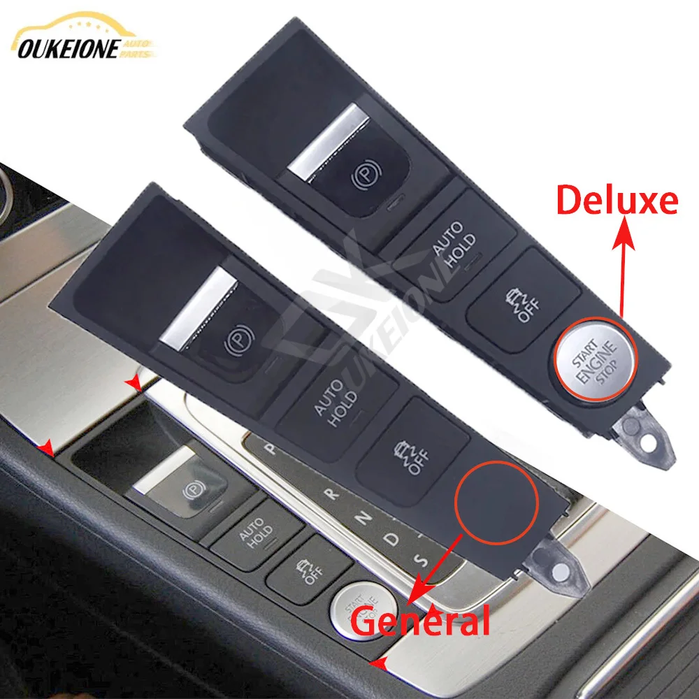 Auto Parts Hand Brake Switch ESP Engine Start/Stop Button For V-W ...