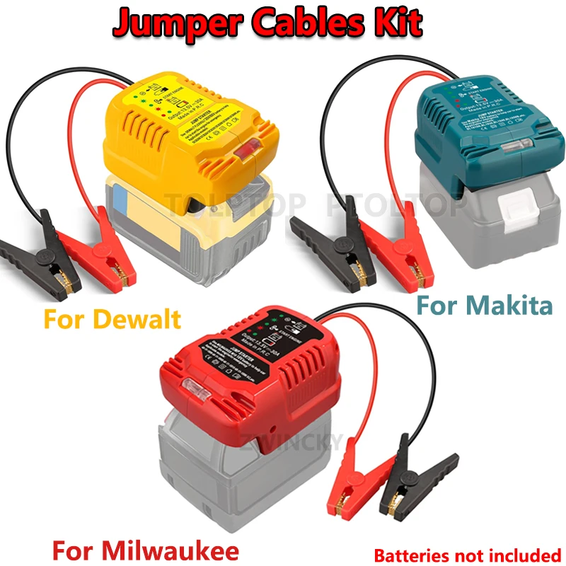 Câbles de saut 11awg, accessoires de voiture pour Makita/Dewalt ...