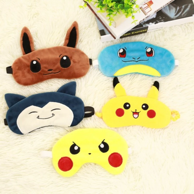 Pok-mon-Series-Cartoon-Anime-Pokemon-Cute-Snorlax-Light-blocking-Sleep ...