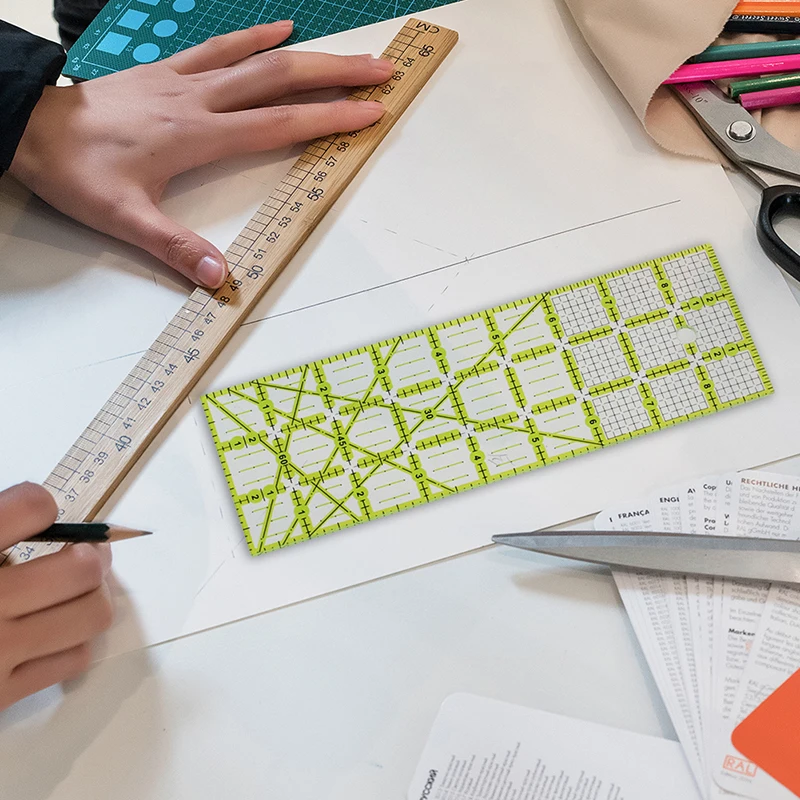 Acrylic-Patchwork-Ruler-Handmade-Sewing-Gadgets-Household-Craft ...