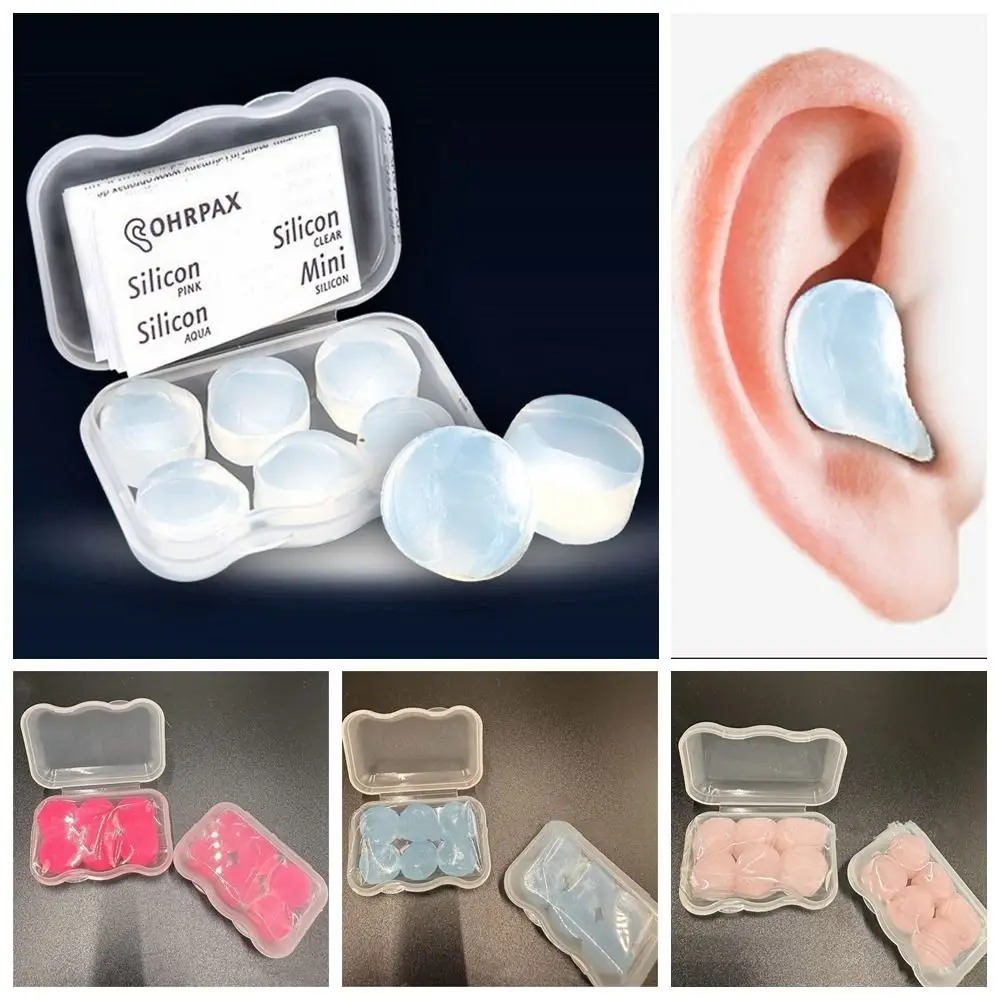 6PCS-Soft-Silicone-Ear-Plugs-Transparent-Sleeping-Sound-Insulation ...