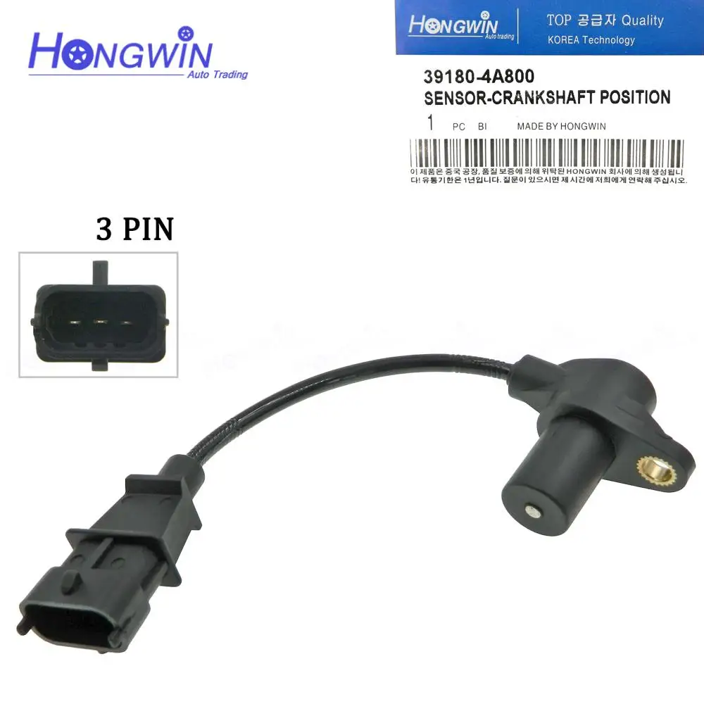 39180-4a800 New Crankshaft Position Sensor For Kia Sorento I 2002-2009 ...