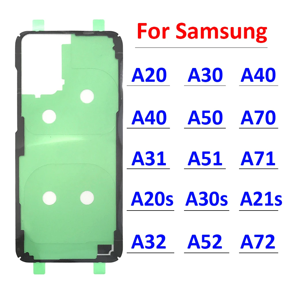 2pcs Adhesive Sticker Back Housing Battery Cover For Samsung A20 A30 ...