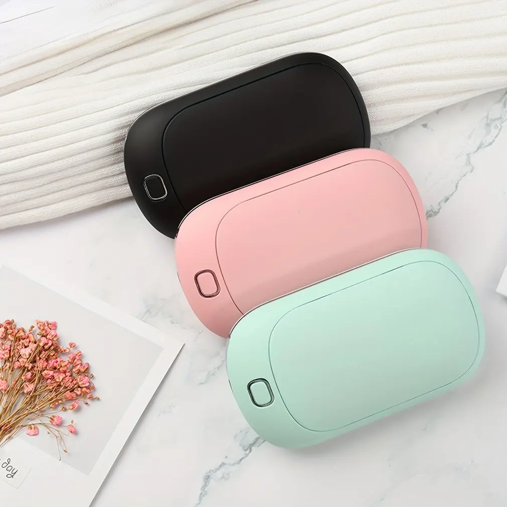 Pink-Green-Hand-Warmers-Rechargeable-USB-Power-Bank-Portable-Electric ...