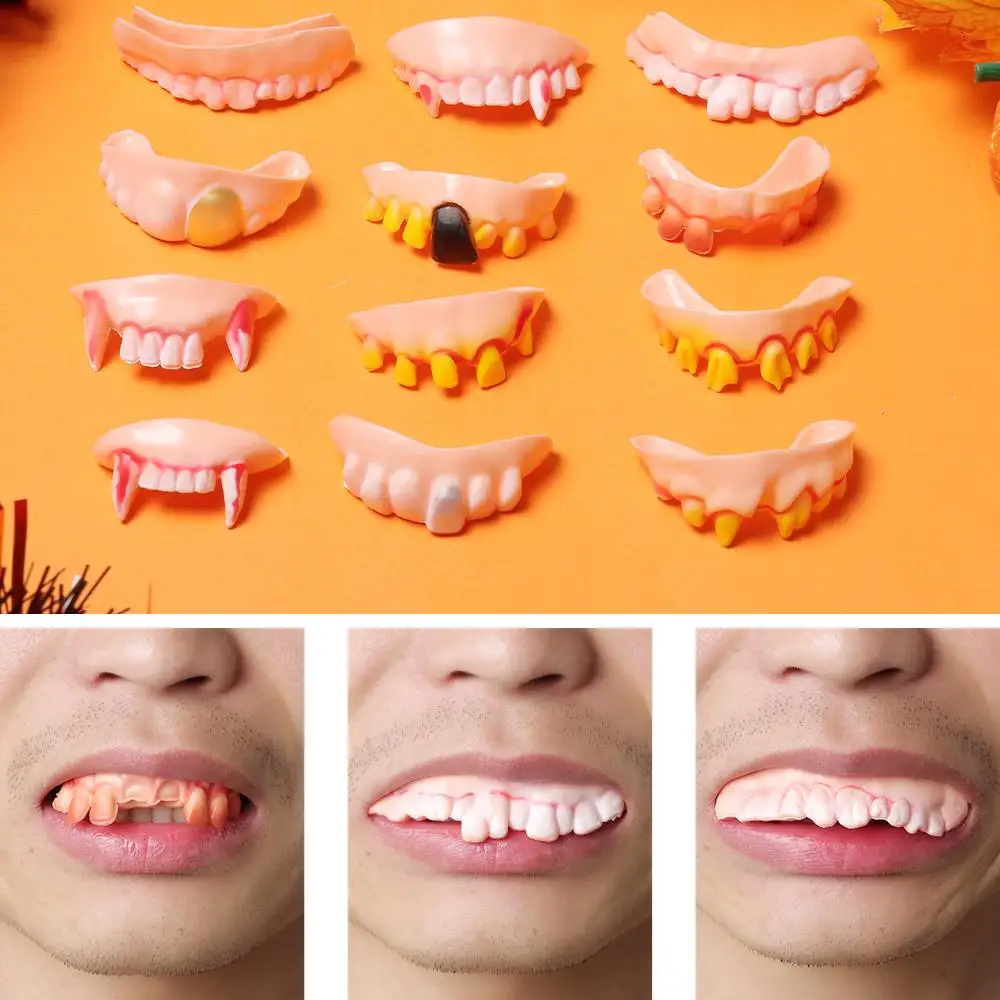 12Pcs-Funny-Prank-Creative-Gadget-Tooth-Toy-Rotten-Teeth-Party-Bags ...