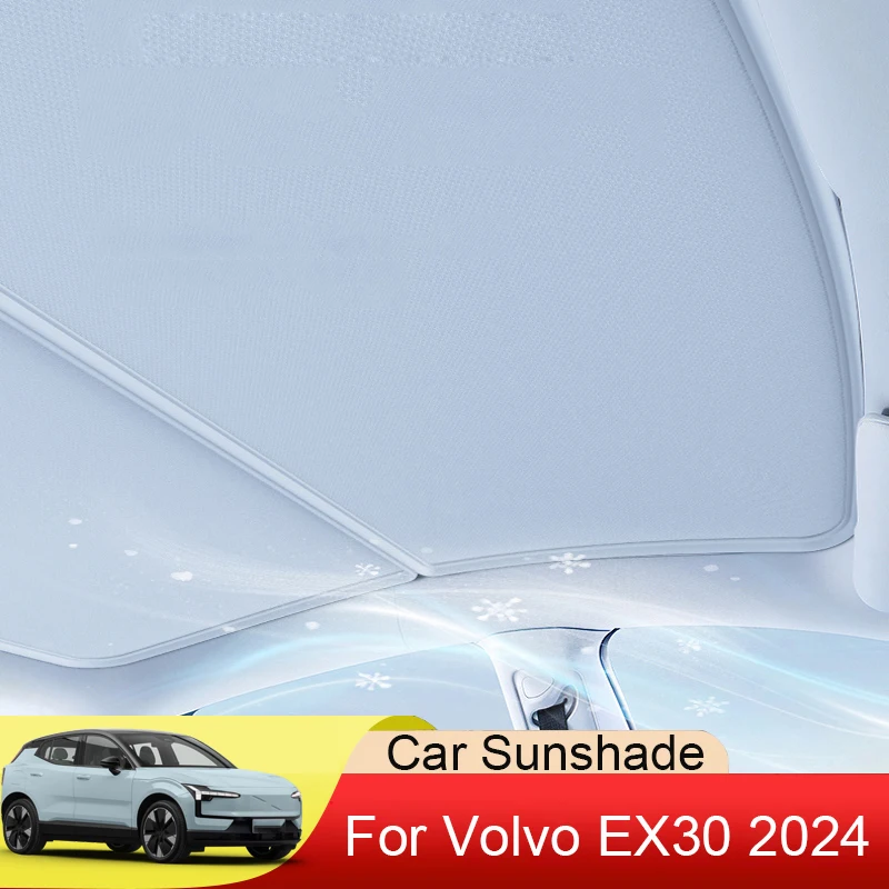 Car-Ice-Crystal-Sunroof-Sunshade-For-VOLVO-EX30-2024-Present-Skylight ...
