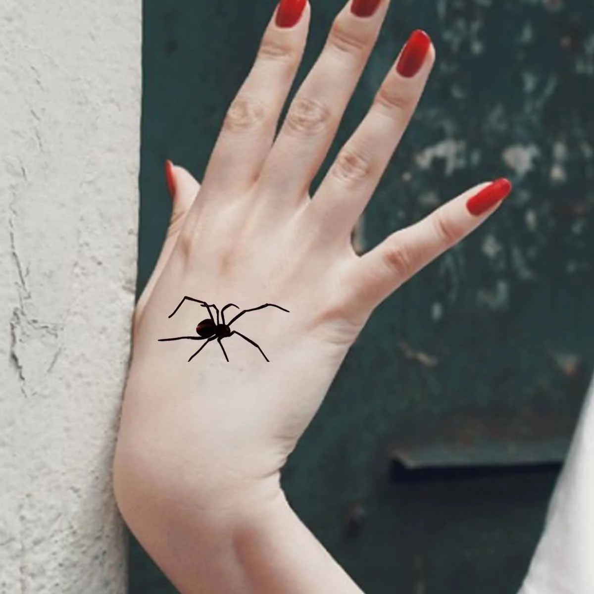 Spider Temporary Tattoos Stickers Halloween Spider Artificial Tattoos ...