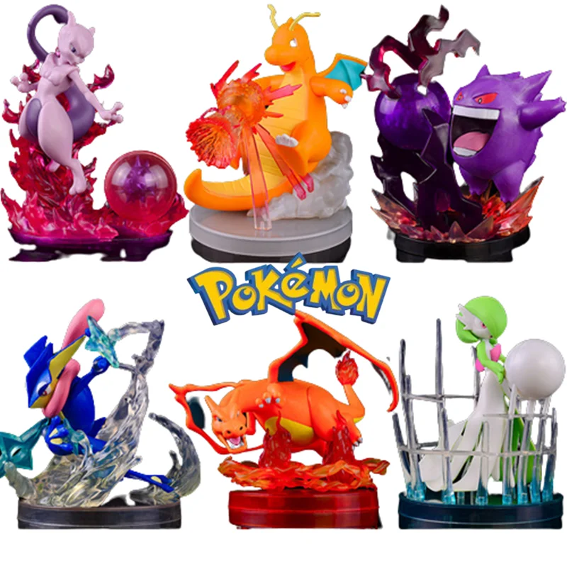 Pokemon Pikachu Mew Two Charizard Koga Ninja Frog Gengar Frog Flower ...