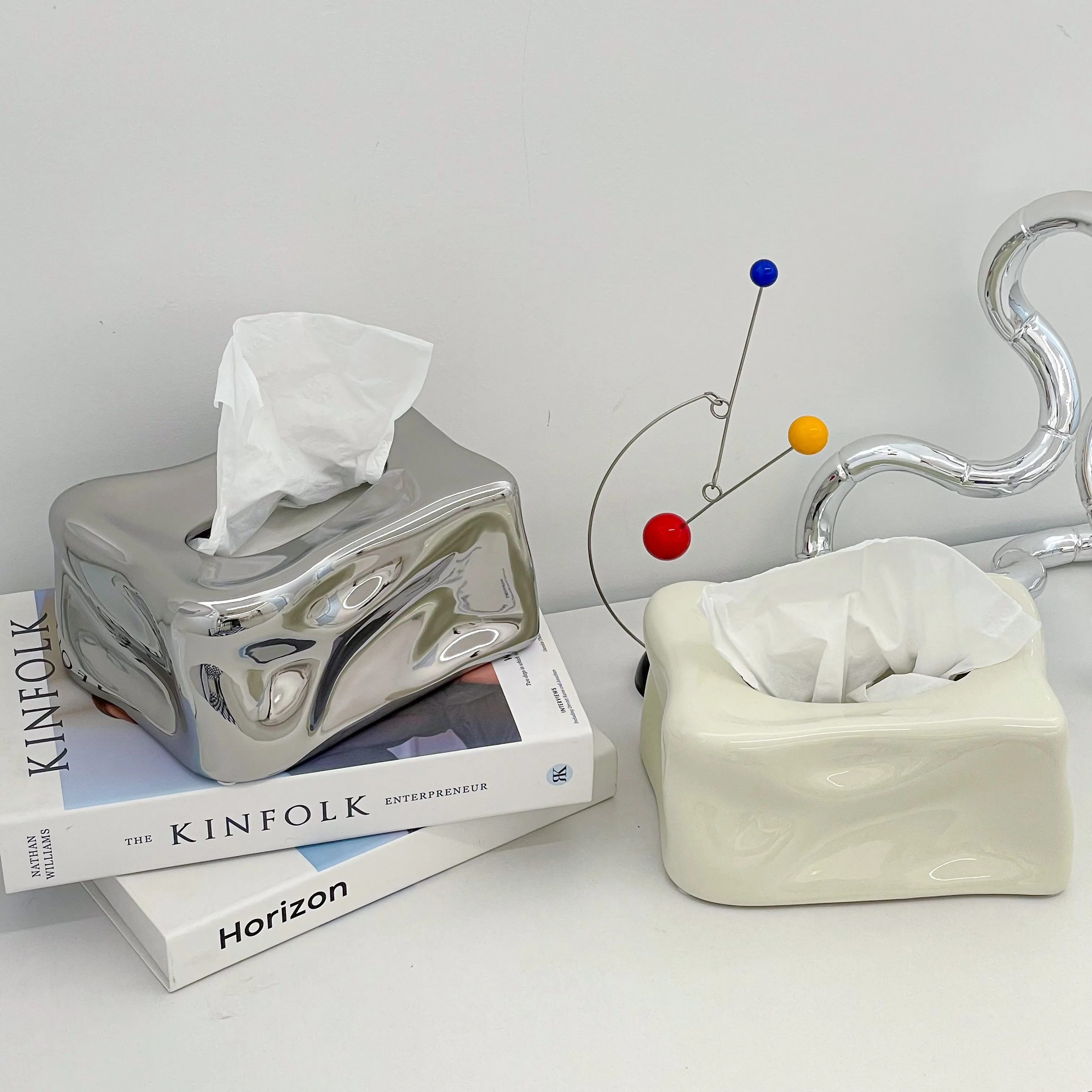 Irregular-Tissue-Box-Ceramic-Glacier-Napkin-Holder-Tissue-Case-Korean ...