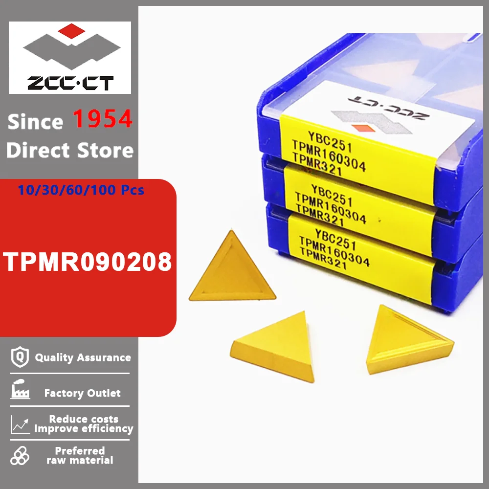 ZCC-CT-Original-TPMR090208-YBC251-Milling-Inserts-TPMR-090208-YBC251 ...