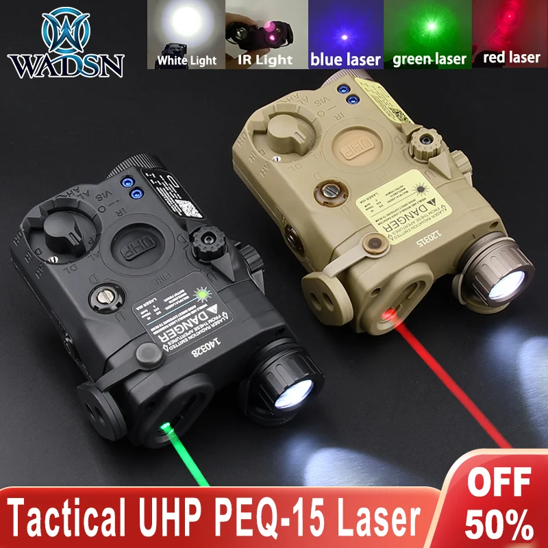 WADSN-Tactical-UHP-PEQ-15-Red-Green-Blue-Laser-IR-Fill-Light-White-LED-Lamp-Fit.png