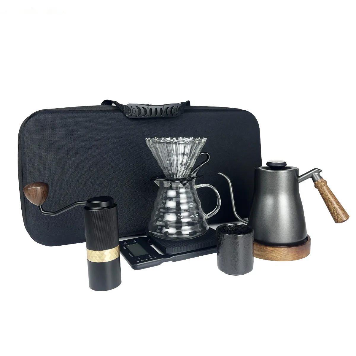 Luxury-Coffeware-Sets-with-Coffee-Kettle-Cup-Grinder-Filter-Paper ...
