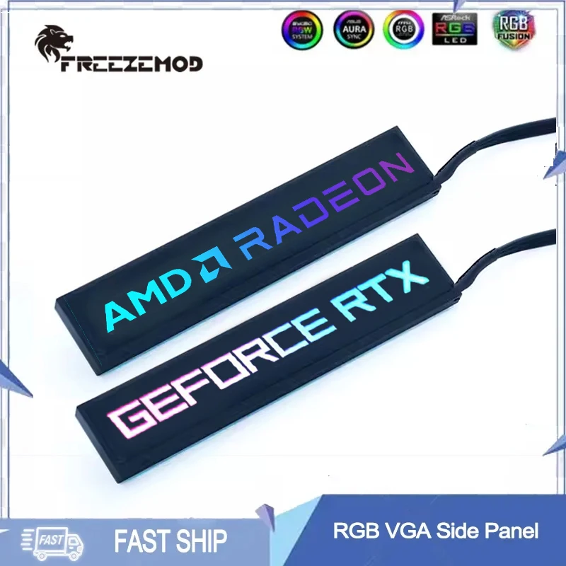 DIY-RGB-VGA-Side-Panel-RTX3090-3080-3070-Graphics-Card-GPU-Backplate ...
