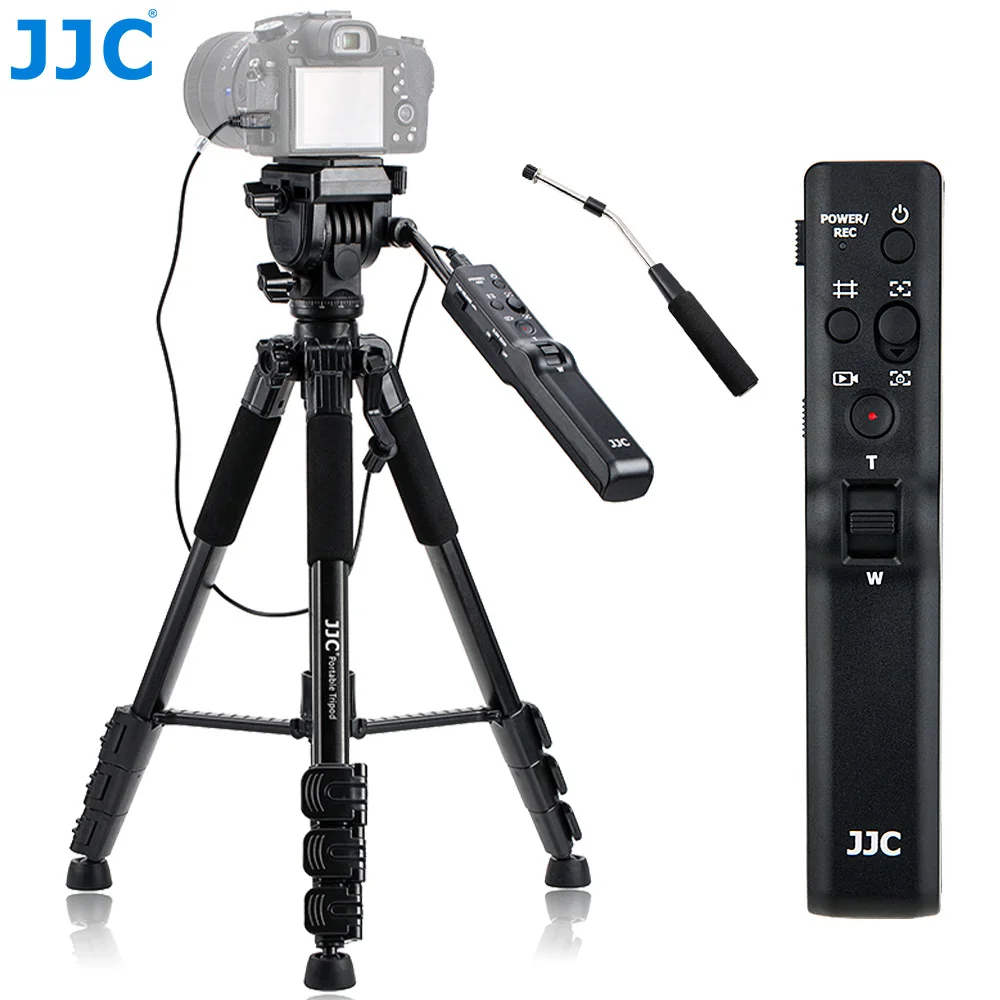 Video Remote Control Tripod For Sony Fdr-ax53 Ax43 Ax33 Hdr-cx405 Cx455 ...