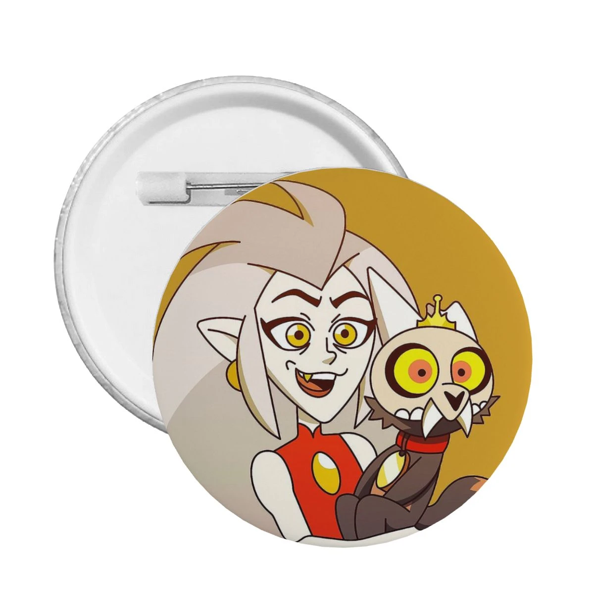 Eda And King The Owl House Cartoon Soft Button Pin Customizable Brooch ...