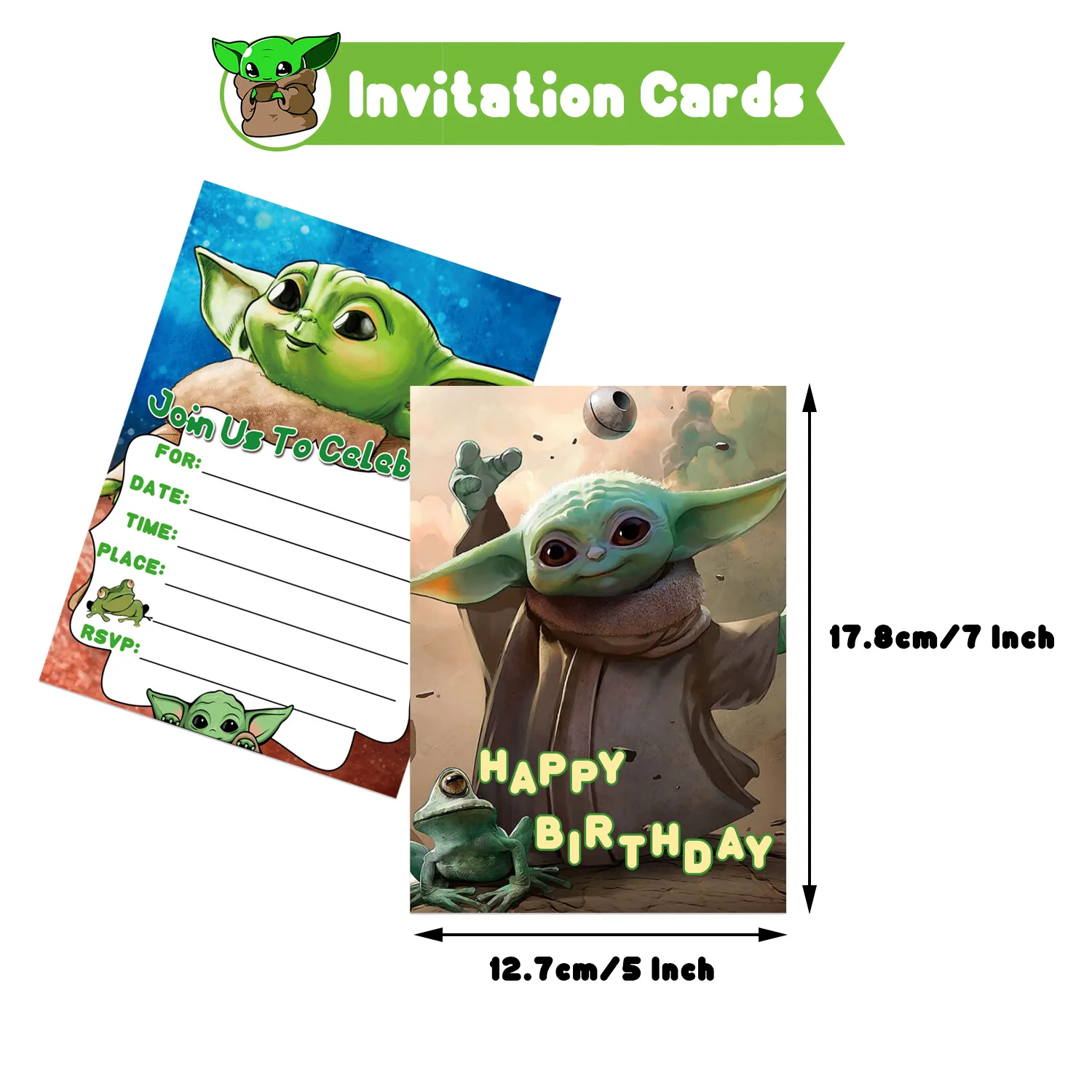 Yoda Birthday Card