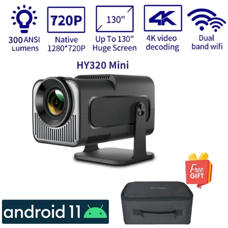 Salange-HY320-MINI-Android-11-0-Projector-LED-Beamer-Home-Cinema ...