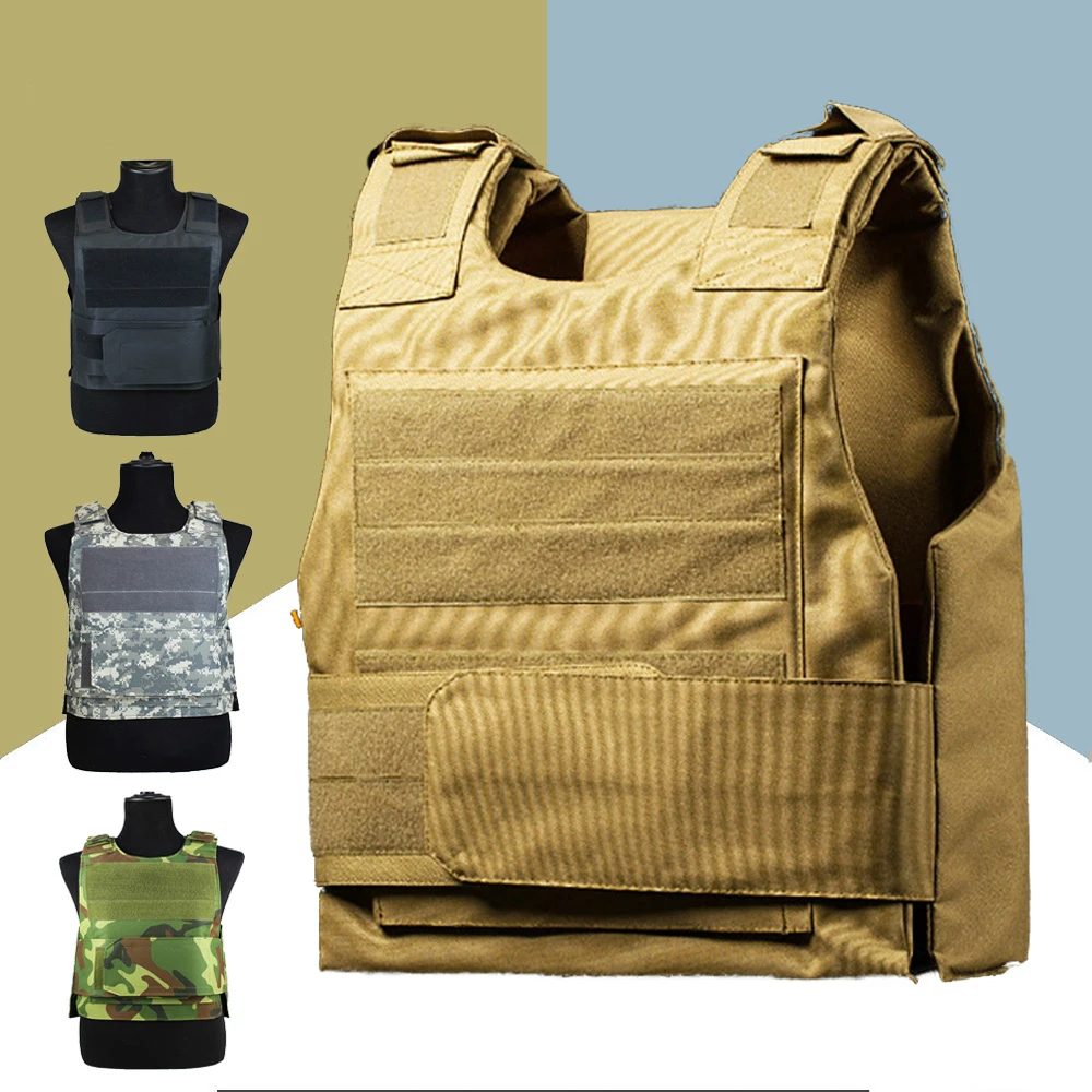 Security Guard Anti Stab Tactical Vest with two Foam Plate Military ...