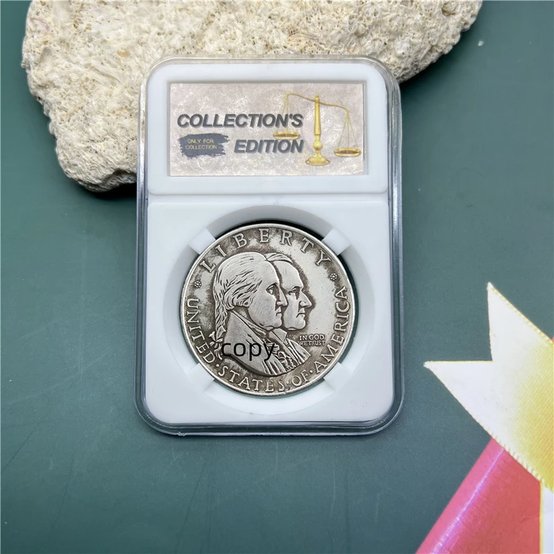 US-1926-50-Cent-Commemorate-Silver-Coin-150th-Anniversary-Duplicate-Coin-Washington-Coolidge ...