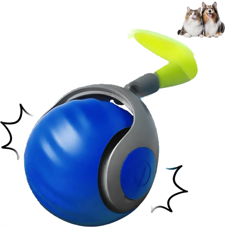 Smart Interactive Speedy Tail 2.0 Cat Toy Automatic Moving Balls for ...