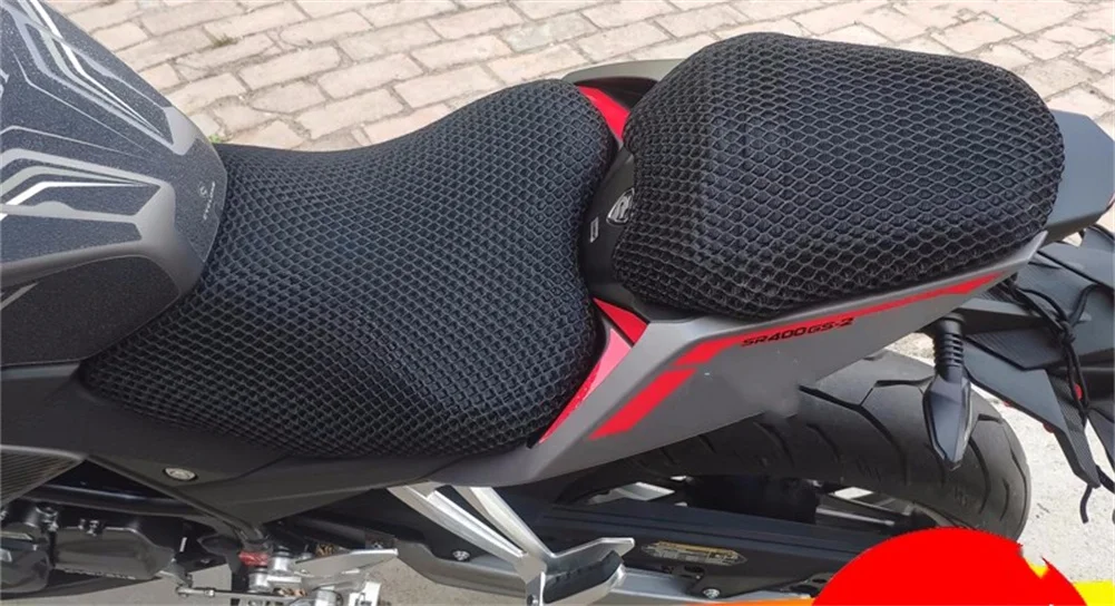 Motorcycle 3D Mesh Seat Cover Cushion Guard Waterproof Insulation ...