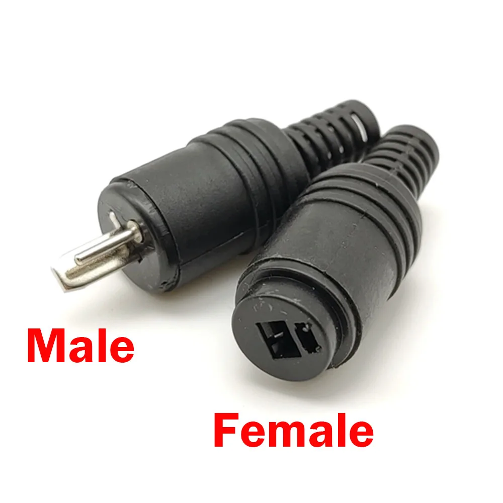 1pc-2-Pin-Black-DIN-Plug-Speaker-And-HiFi-Connector-Screw-Terminals ...