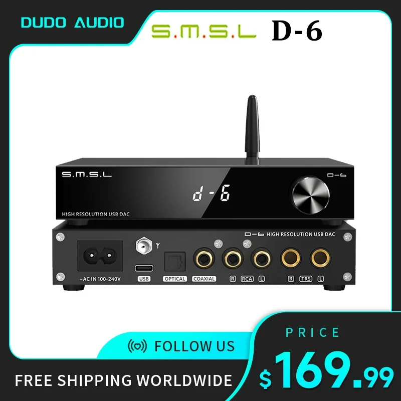 SMSL-D-6-Decoder-Dual-Ak4493s-Suport-DSD512-PCM-768kHz-32Bit-D6-DAC ...